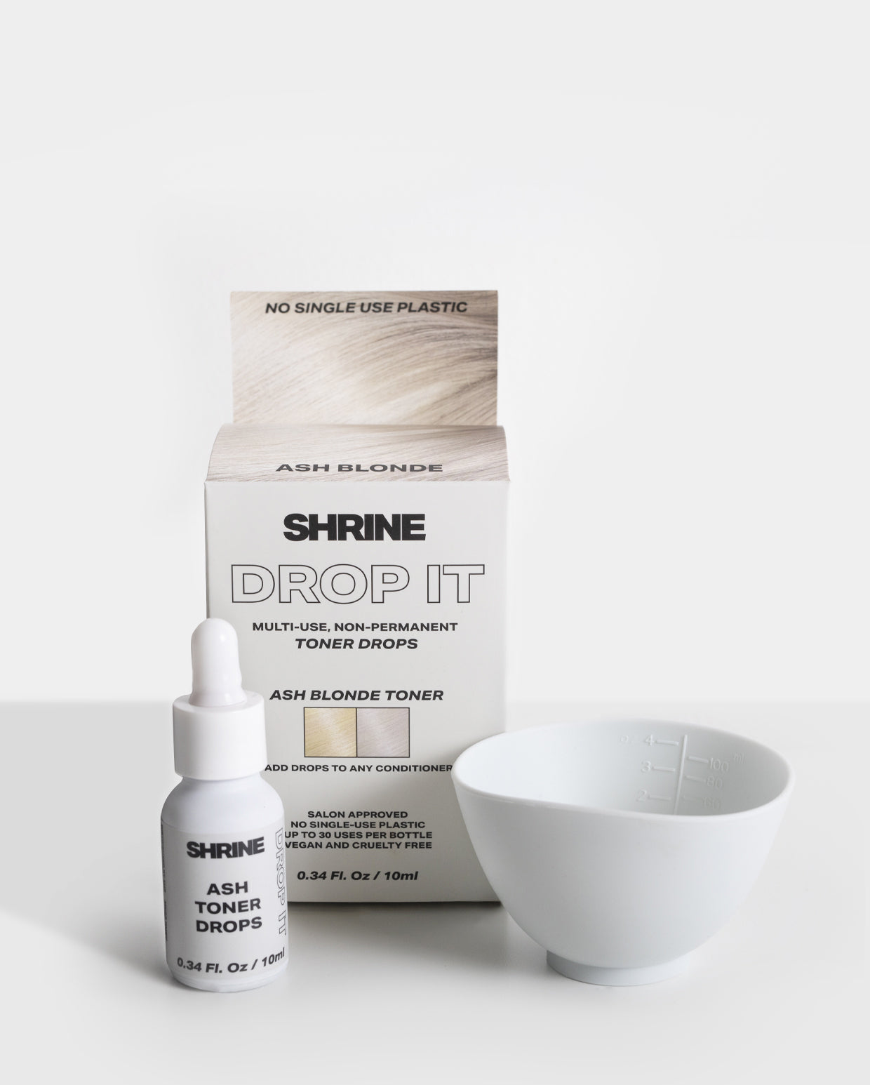 Ash Blonde Toner DROP IT | Hair Toning Drops | SHRINE