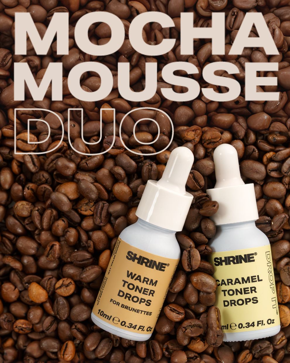 Mocha Mousse Box DROP IT | Light Brown Semi Permanent Colour Kit | SHRINE