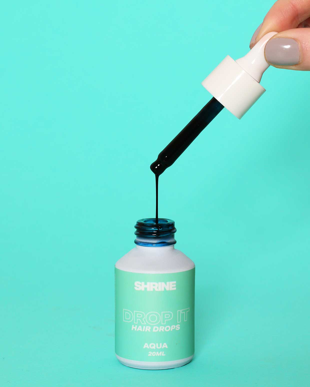 Aqua Hair Dye DROP IT Kit | Semi Permanent Colour Kit | SHRINE
