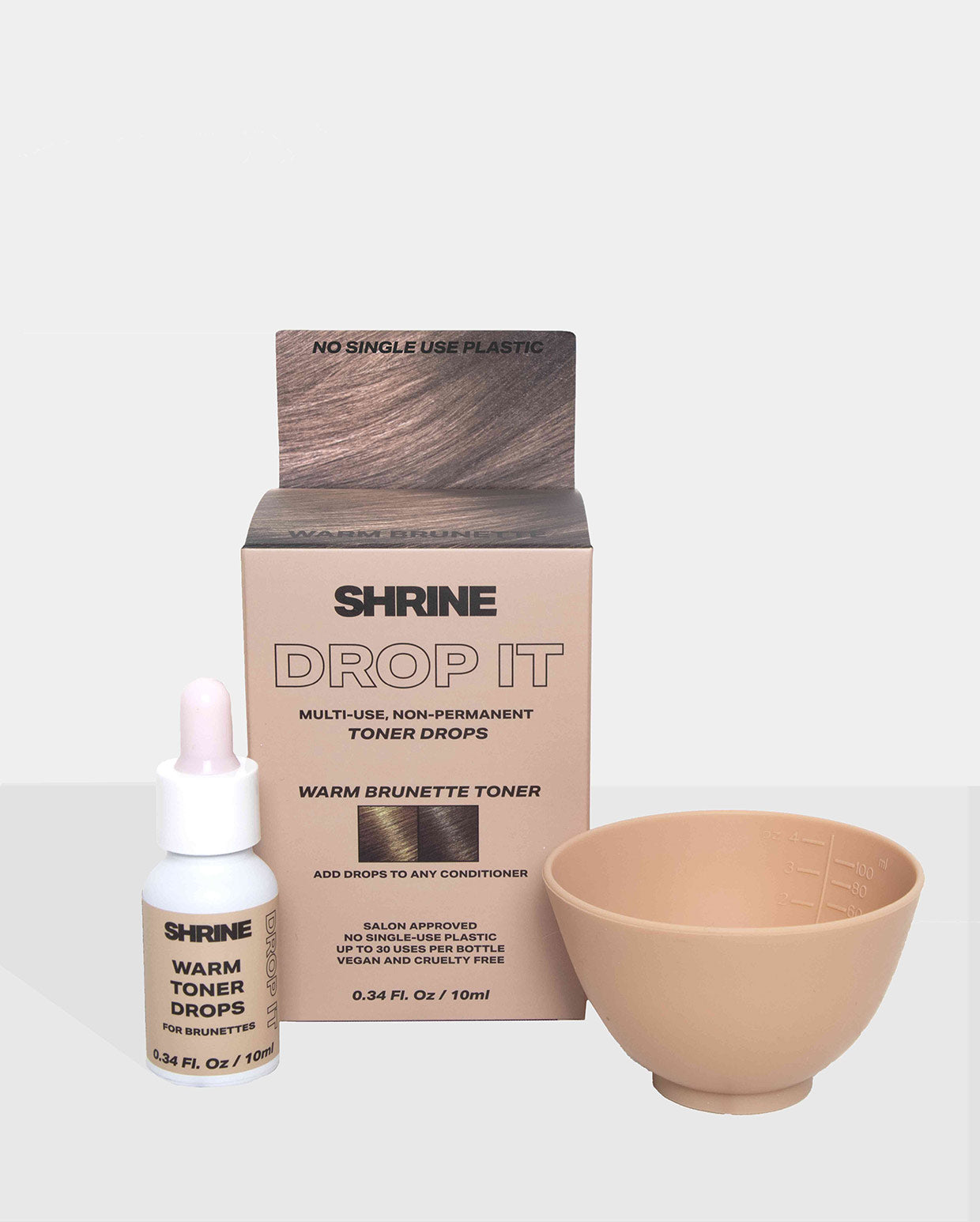 Warm Brunette Toner DROP IT | Brown Hair Toning Drops | SHRINE